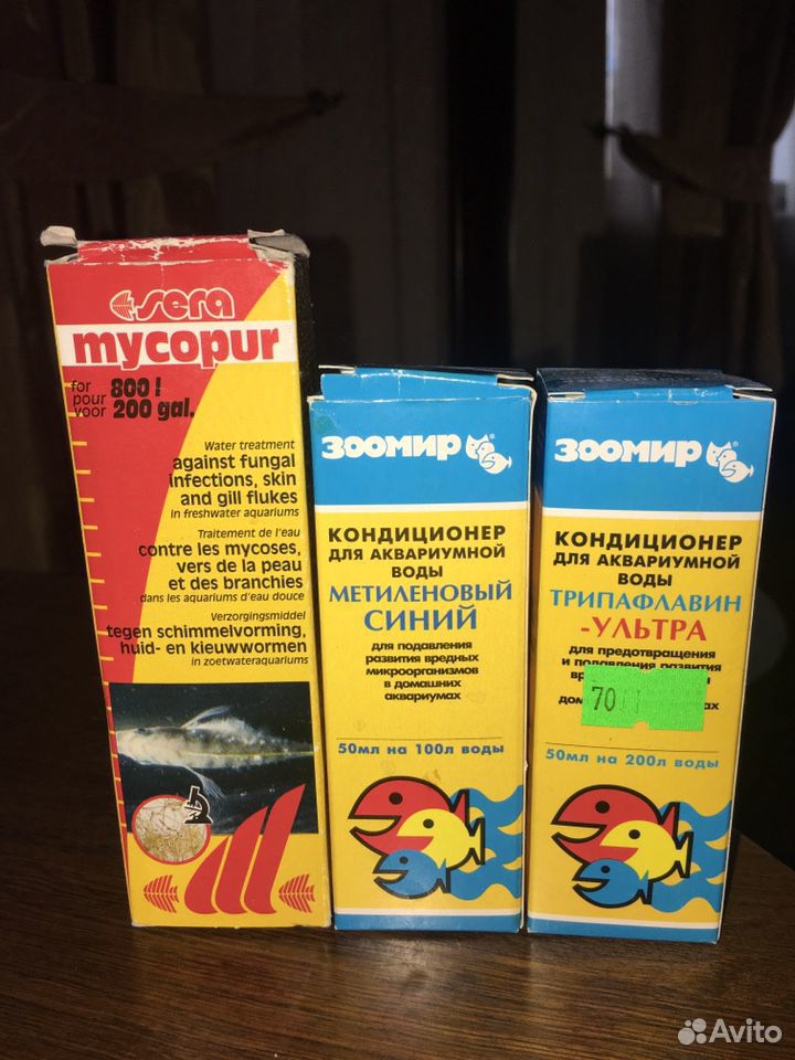 Препараты для лечения аквариумных рыбок sera mycop
