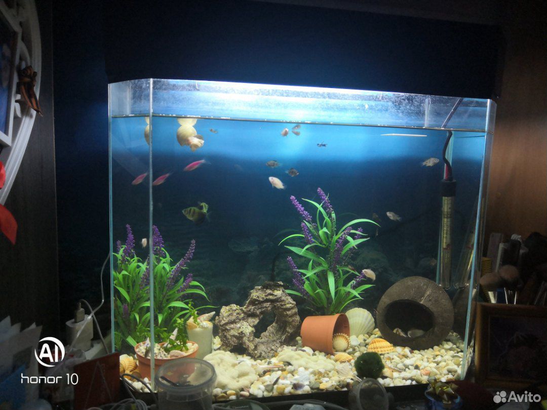 Продам аквариум 70л