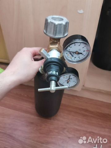 Балон Co2 с редуктором ур-6-6