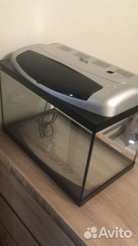 Аквариум 40-45 литров с встроенным фильтром