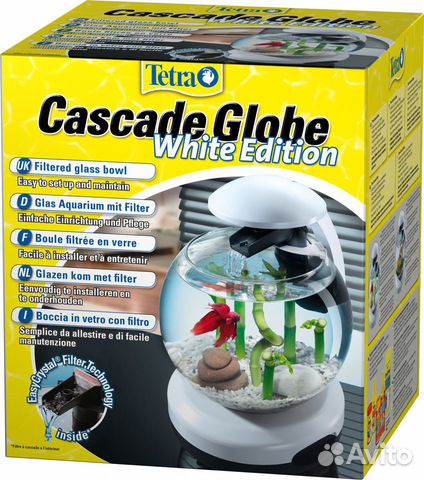 Аквариум Tetra Cascade Globe White Edition
