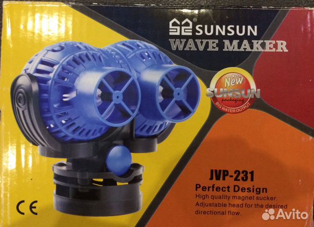 Двойная регулируемая помпа течения sunsun, 12W (80