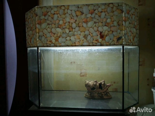 Аквариум 100л. + обогреватель + компрессор