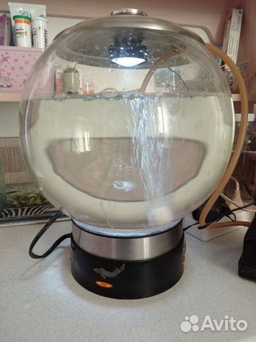 Аквариум Jatone 7 литров, с аэратором мк-л1м