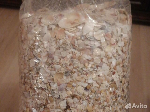 Песок ракушки для аквариума