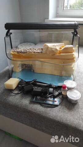 Аквариум полидариум террариум с комплектующими