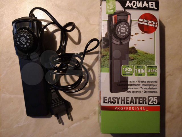 Аквариумный обогреватель 10-25 литров